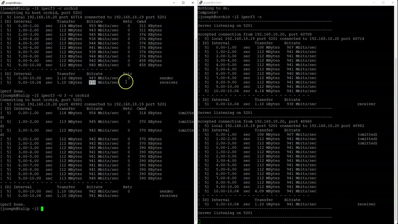 Measuring Throughput Using Iperf3 Youtube
