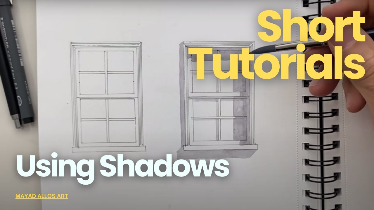 Creating Depth Using Shadows Short Tutorial Youtube