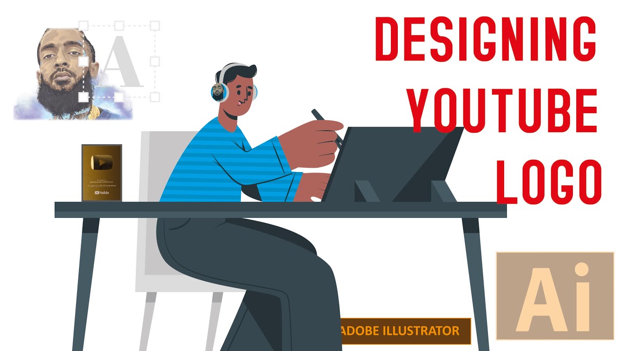 How To Design Youtube Logo Adobe Illustrator Youtube