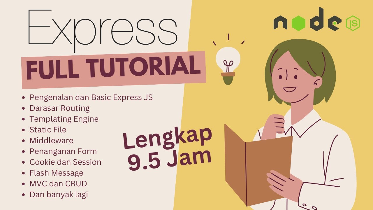 Full Express Js Tutorial Bahasa Indonesia Youtube