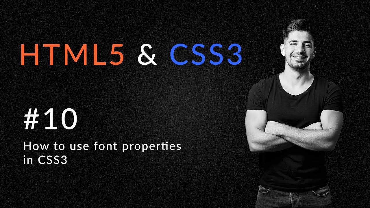 How To Use All Font Properties In Css Introduction To Html5 And Css3