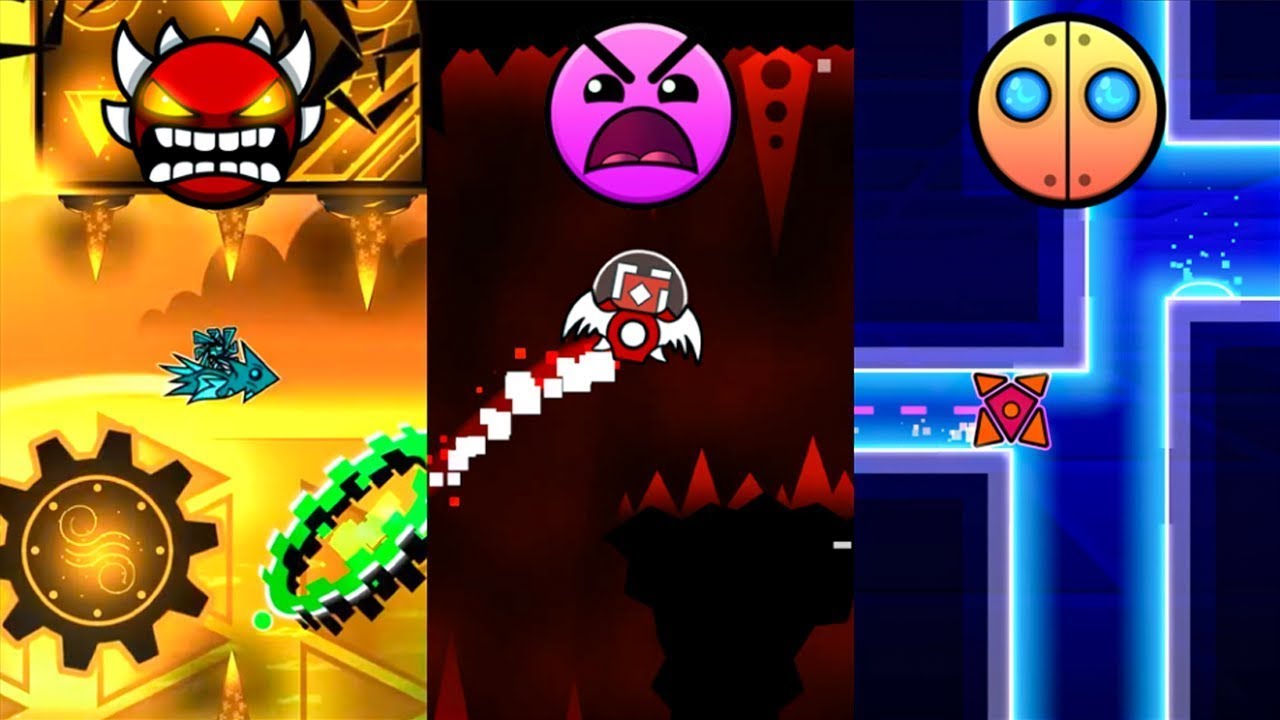 Geometry Dash S Hardest Levels Of Every Difficulty Youtube