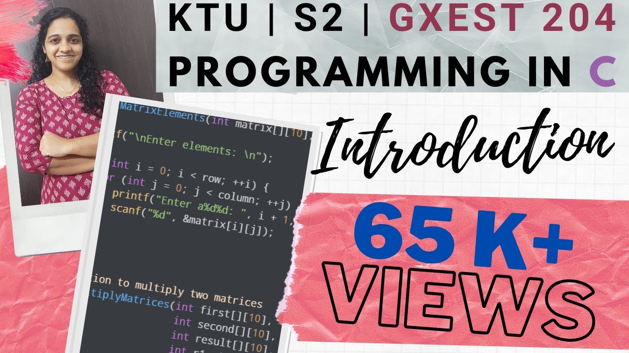 Ktu S2 Video 1 Introduction Gxest204 2024 Scheme And Est 102