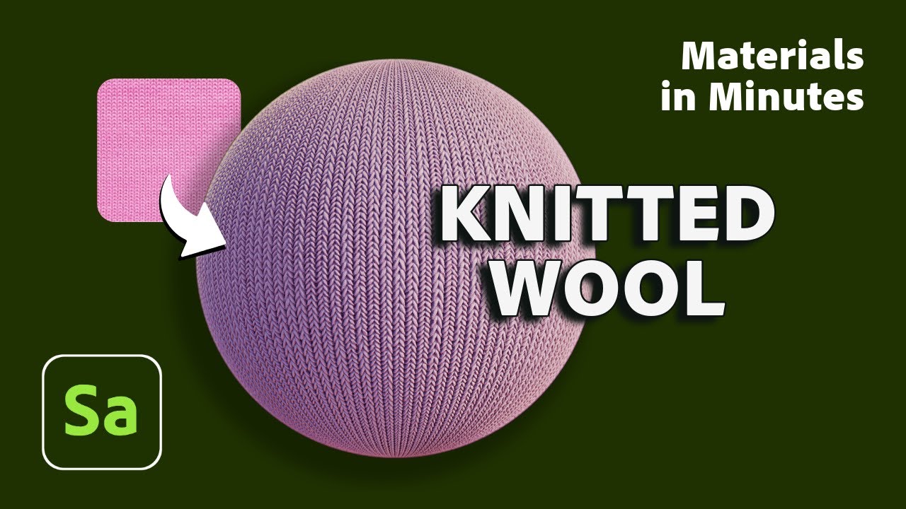 Make A Knitted Wool Material In Substance 3d Sampler Materials In