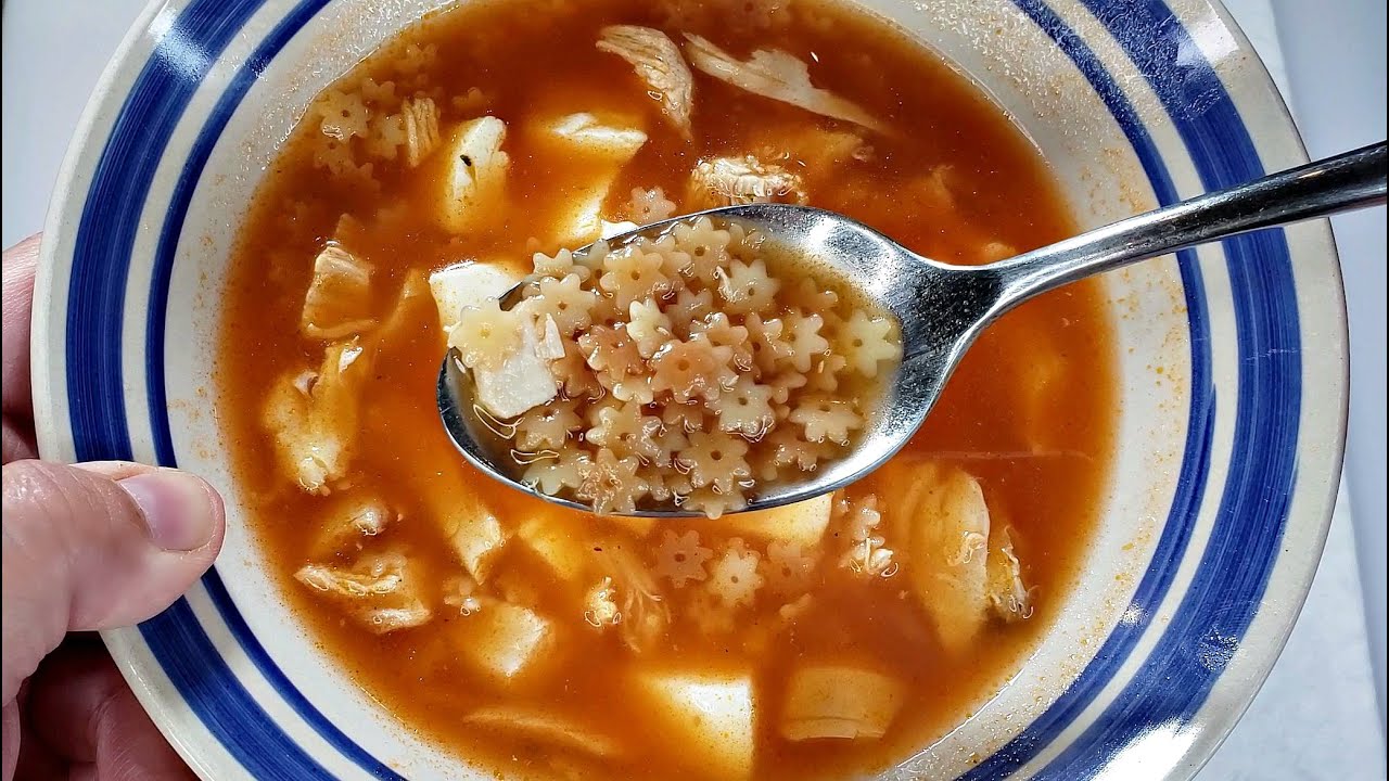 Sopa De Estrellitas Easy Mexican Style Pasta Soup Recipe Chicken