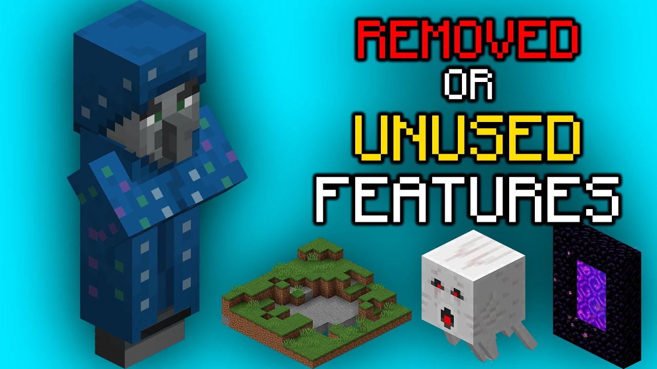Interesting Removed And Unused Features In Minecraft Youtube
