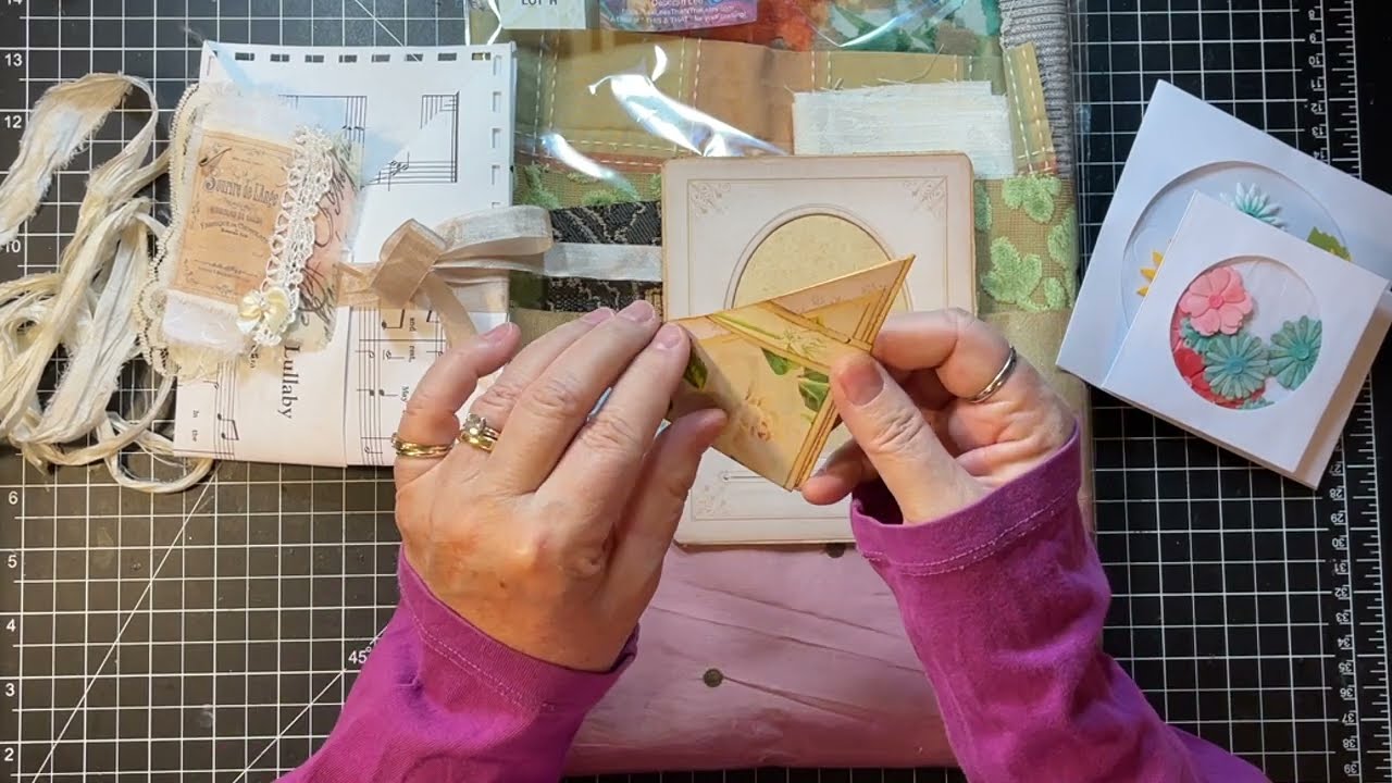 Making Ephemera From Vintage Finds Craft With Me Youtube