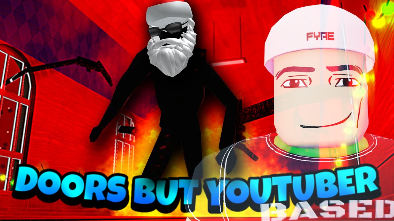 Doors But Youtuber Roblox Youtube