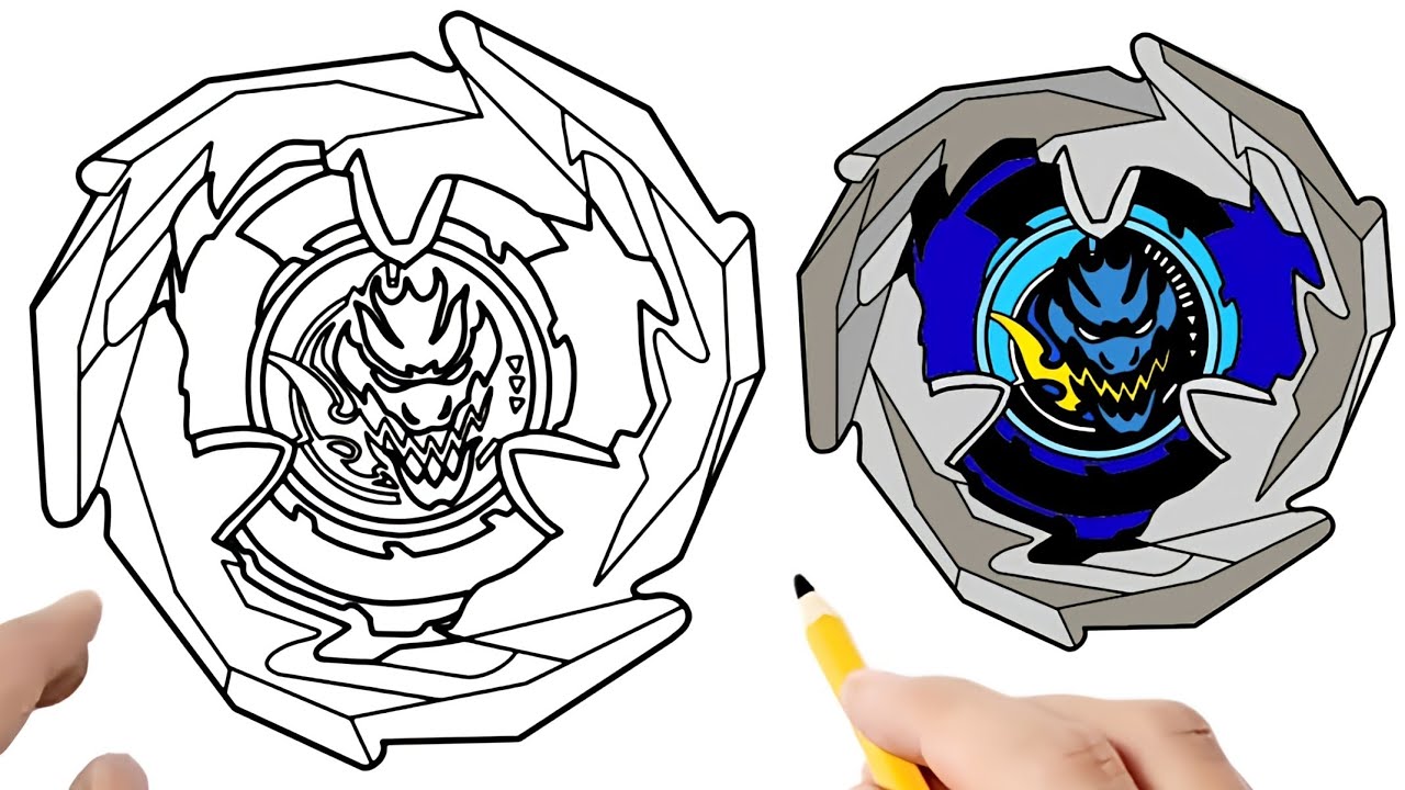 Dibujos Para Colorear De Beyblade Cómo Dibujar Beyblade Aiger