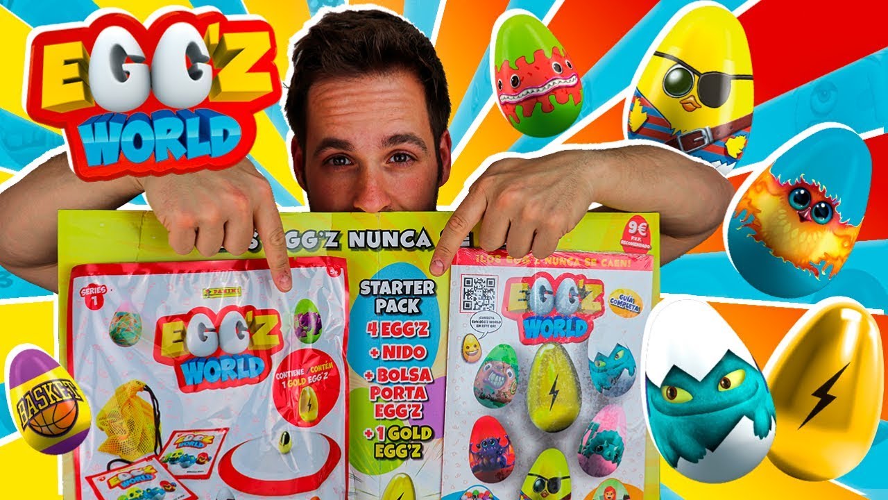 Eggz World Series 1 Unboxing Starter Pack Guia En Pe Toys Youtube