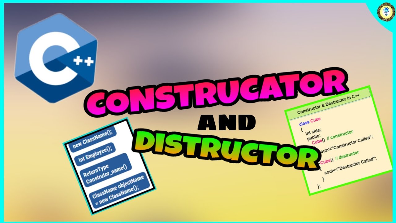 Constructor And Destructor In C In English C With Example