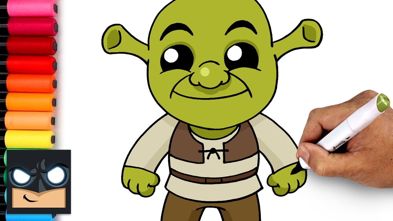 How To Draw Shrek Easy Youtube