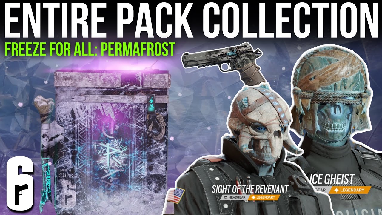 Entire Freeze For All Permafrost Pack Collection In Rainbow Six Siege
