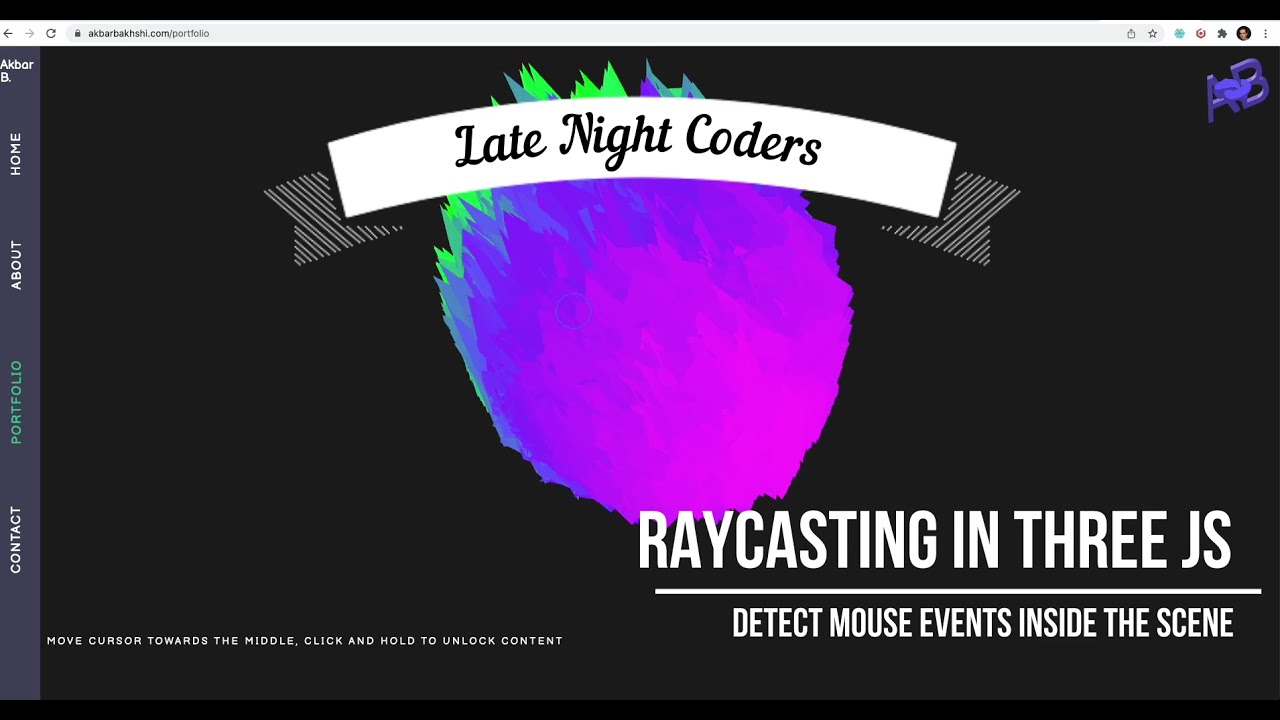 Detect Mouse Events On Threejs Objects Using Raycaster Class Youtube
