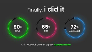 Animated Circular Progress Bar Using Html Css Only Online Tutorials Mp3