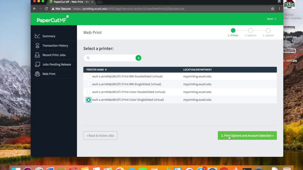 How To Print Using Webprint Youtube