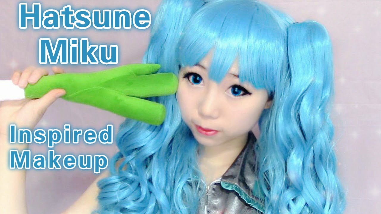 Hatsune Miku Inspired Makeup Tutorial Youtube