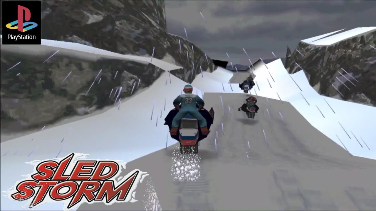 Sled Storm Ps1 Gameplay Epsxe Youtube