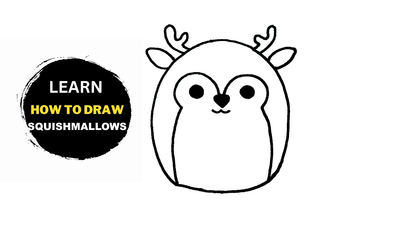 How To Draw Squishmallows Drawing Pictures Step By Step Youtube