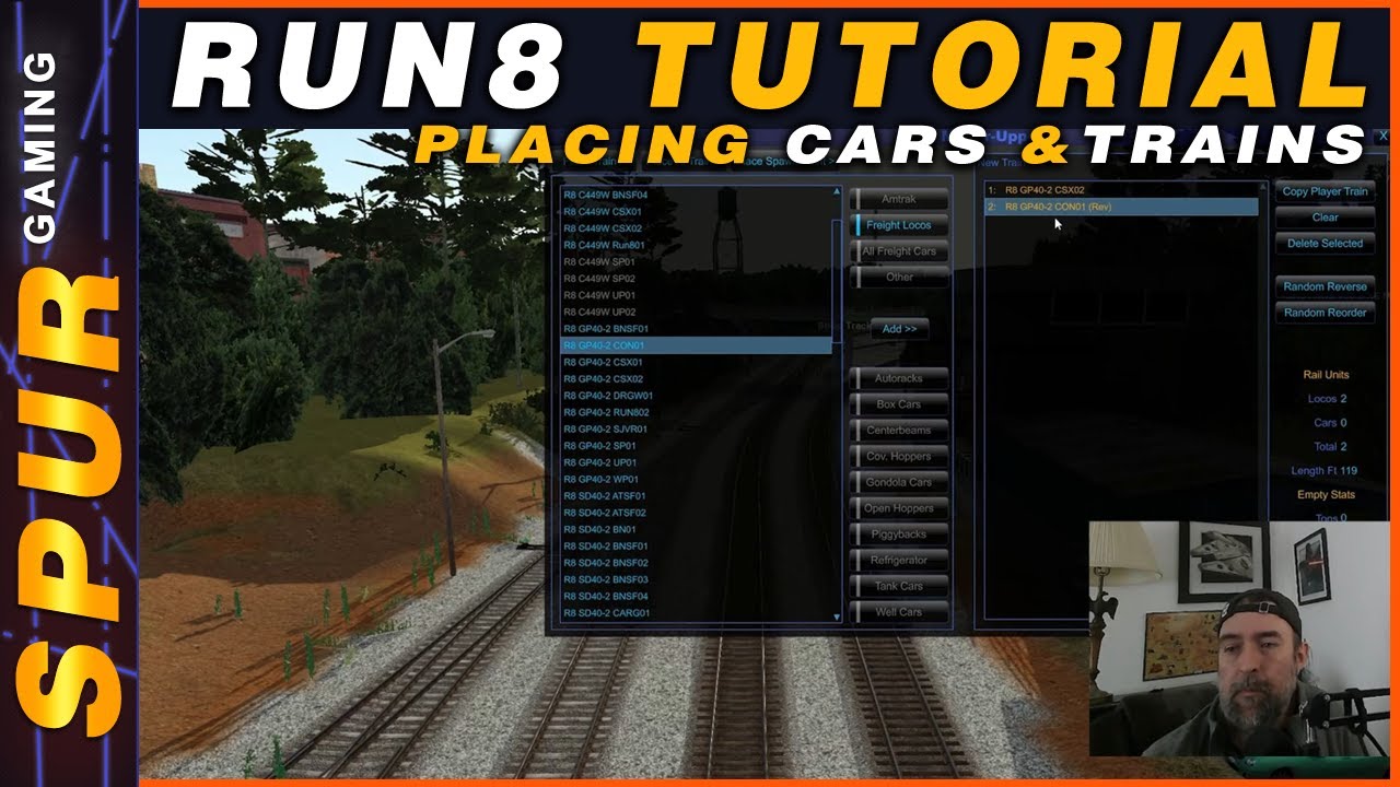 Run8 Tutorial How To Place Cars And Trains In Game 2024 Youtube