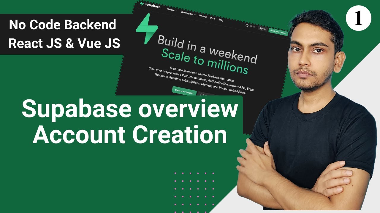 Supabase Overview And Create Account Youtube