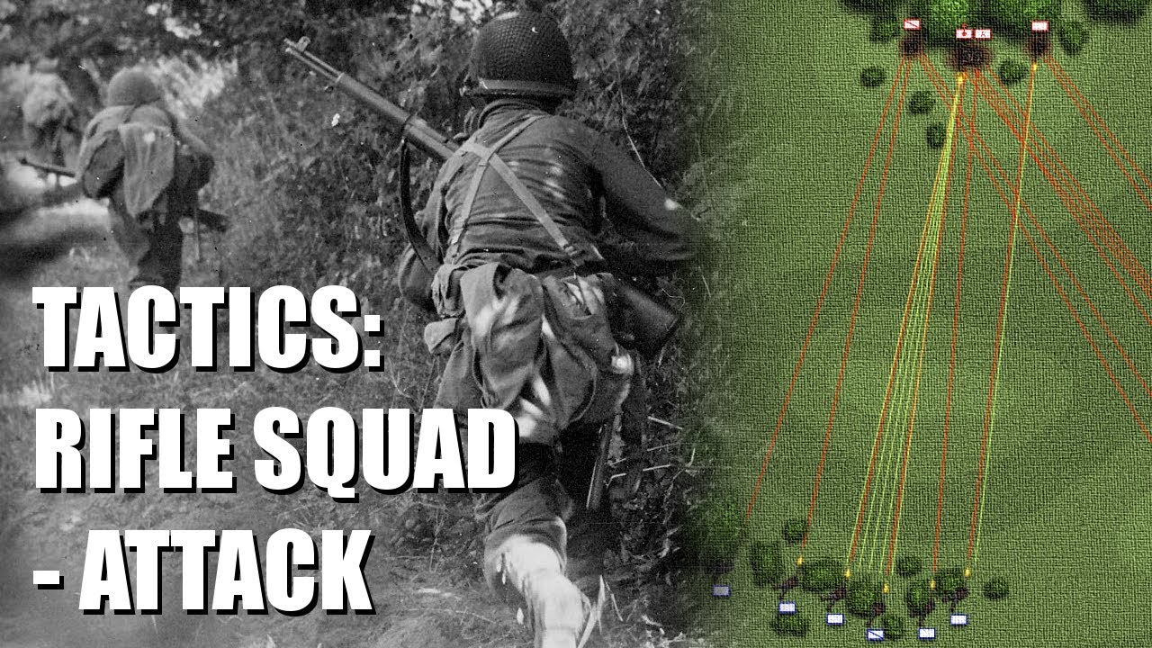 Tactics Of The Wwii U S Army Infantry Rifle Squad Attack Youtube
