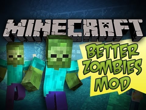 Minecraft Better Zombies Mod Youtube