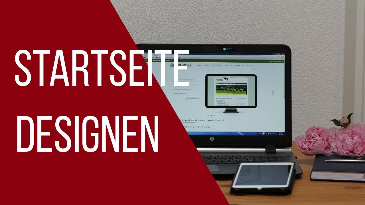 Homepage Design Die Startseite Gestalten Youtube