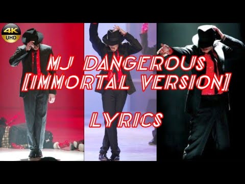 4k Michael Jackson Dangerous Immortal Version Youtube