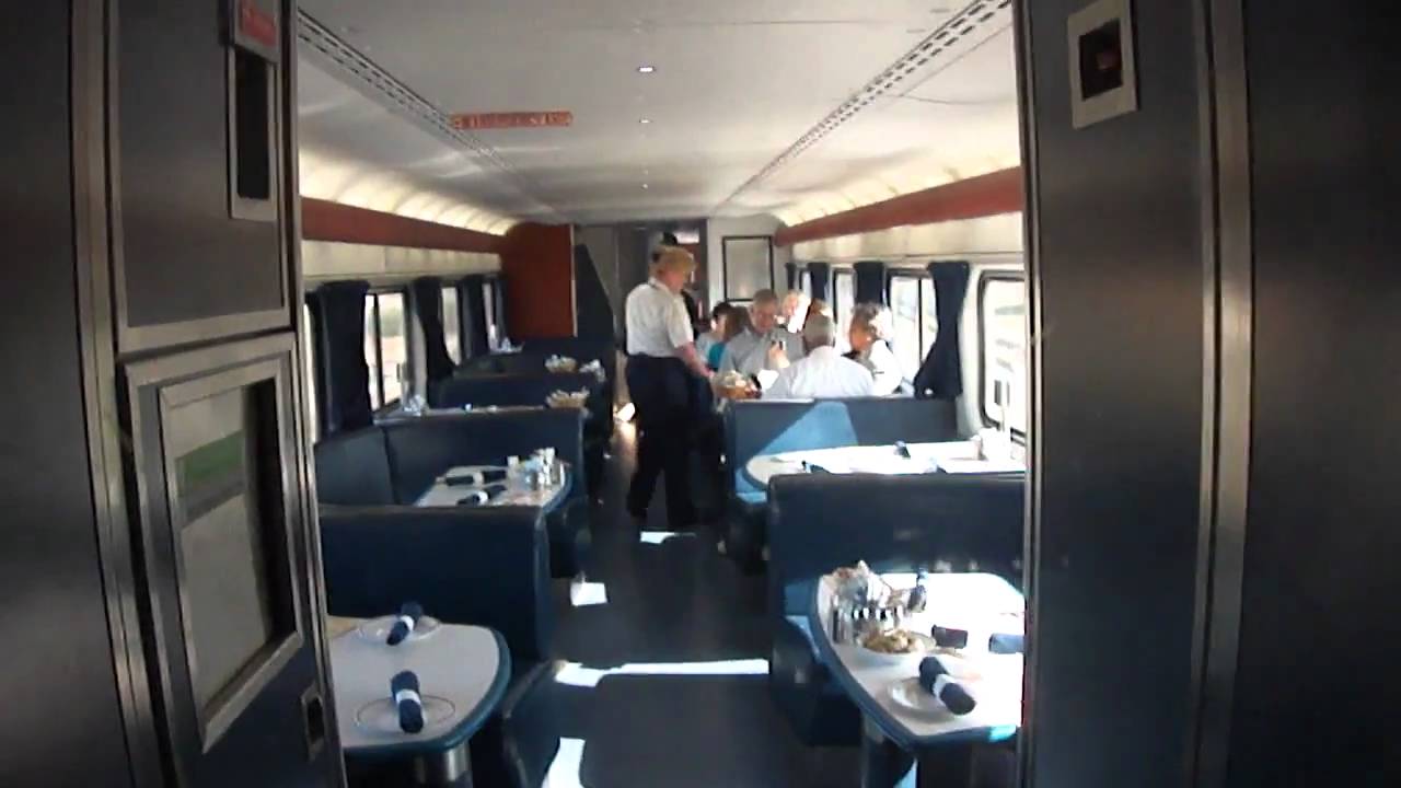 Amtrak Texas Eagle Dining Car Youtube