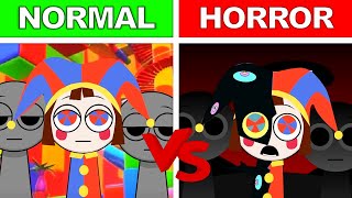 Sprunki But The Amazing Digital Circus Normal Vs Horror Incredibox ...