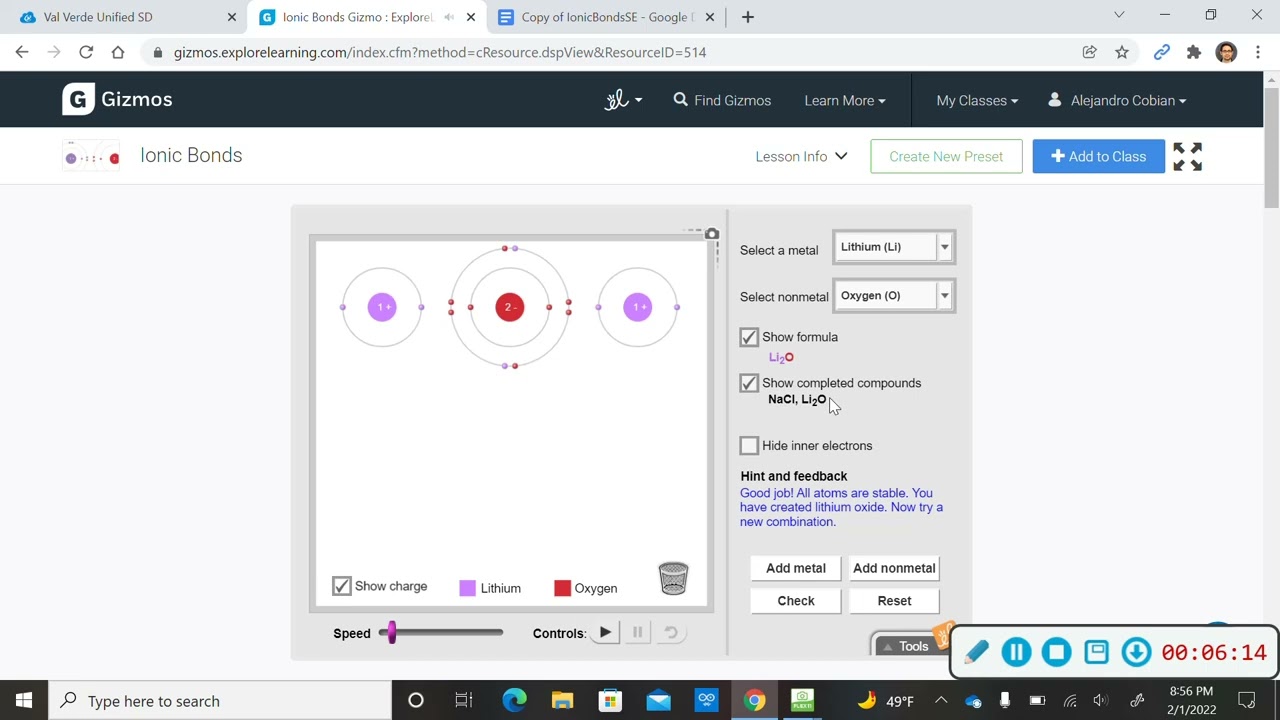 Ionic Bonds Explained Simply Master Chemistry With Gizmos