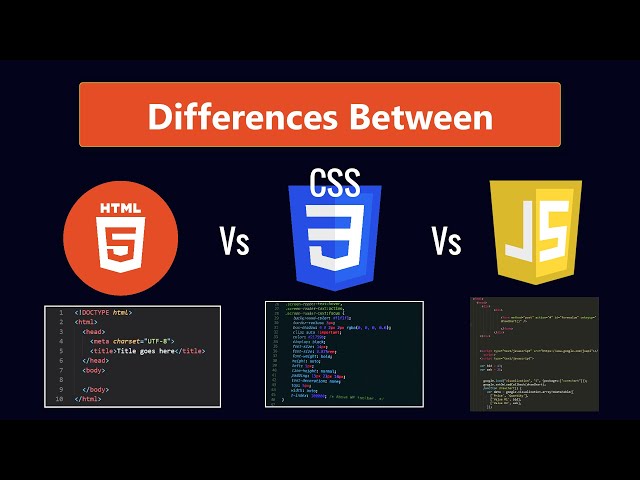 Difference Between Html Css And Javascript Infoupdate Org