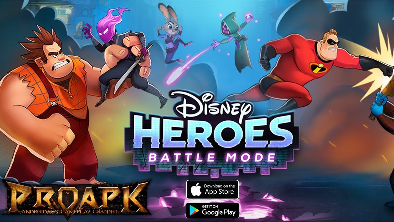 Disney Heroes Battle Mode Gameplay Android Ios Youtube