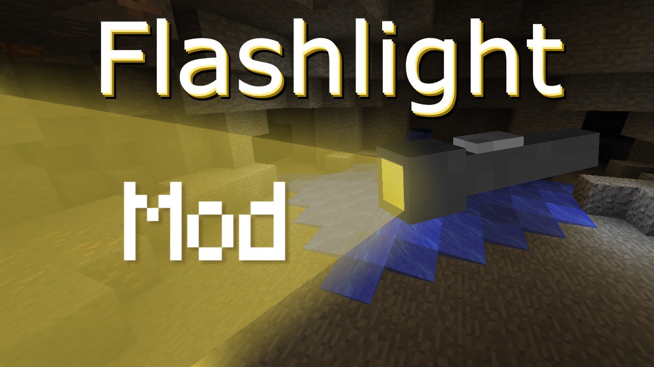 Flashlight Mod Minecraft 1 7 10 Mod Youtube