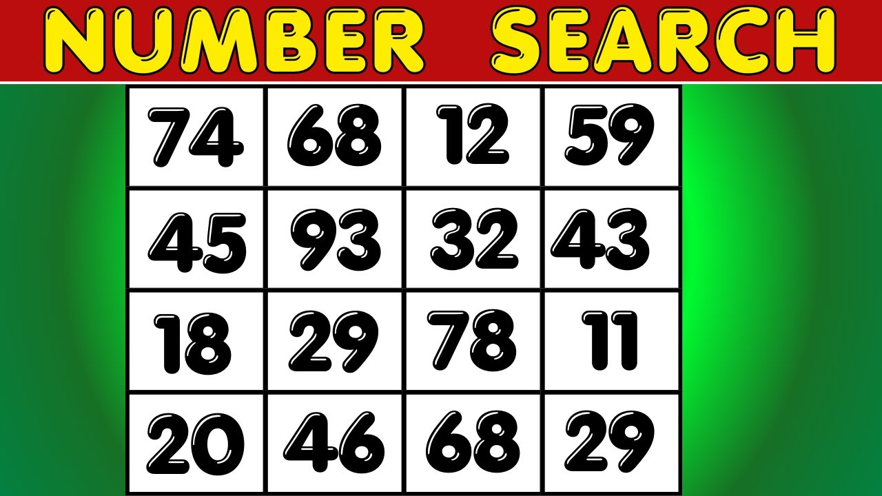Bet You Can T Find All 3 Repeated Pairs In This Number Grid 3 Easy