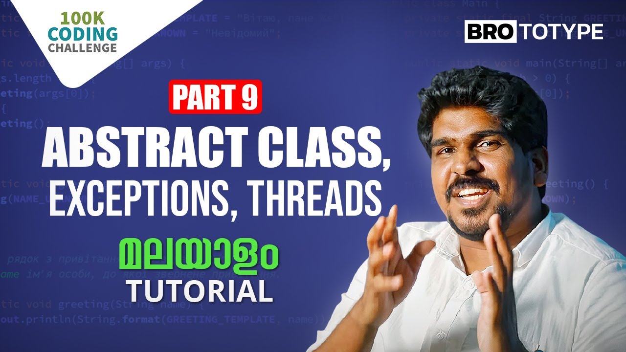Part 9 Abstract Class Exceptions Threads Java Programming