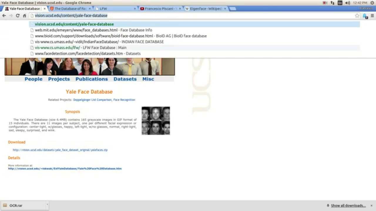 Facial Recognition With Python 1 Pca Eigenfaces Youtube