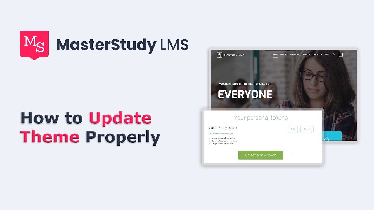 How To Update Masterstudy Lms Wordpress Theme Youtube