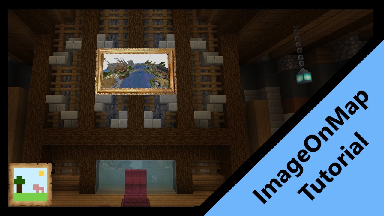 Minecraft Imageonmap Plugin Tutorial Youtube