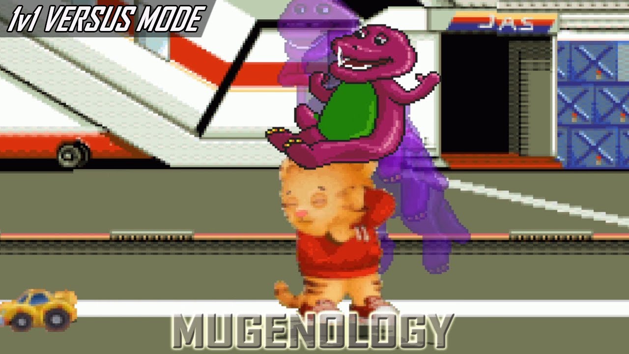 Ultra Barney Vs Daniel Tiger Mugen Youtube