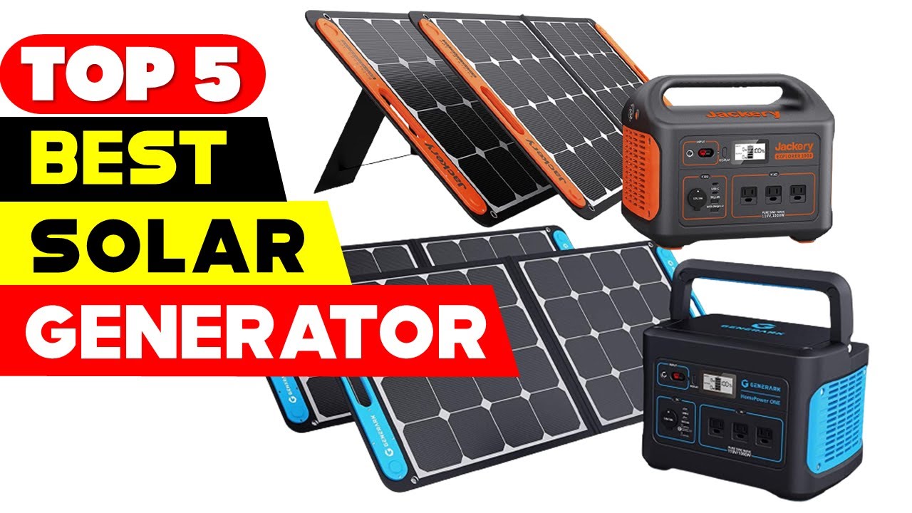 Top 5 Best Solar Powered Generators Reviews Of 2024 Youtube