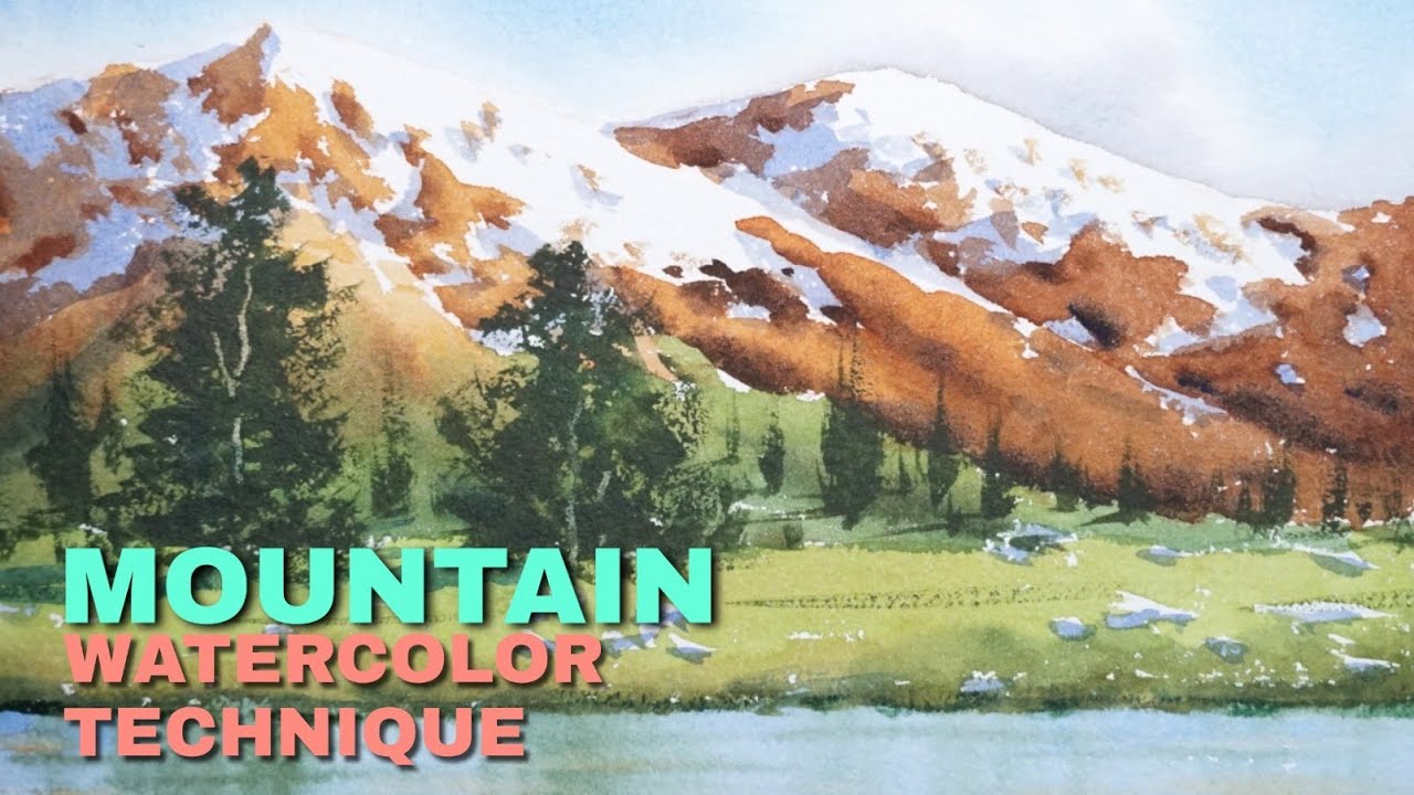 Landscape Watercolor Painting Youtube