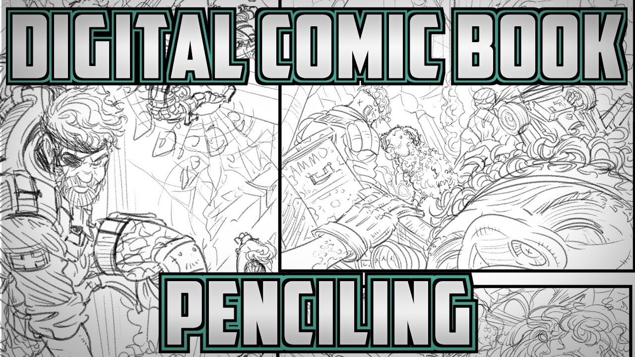 Digital Comic Book Penciling Youtube