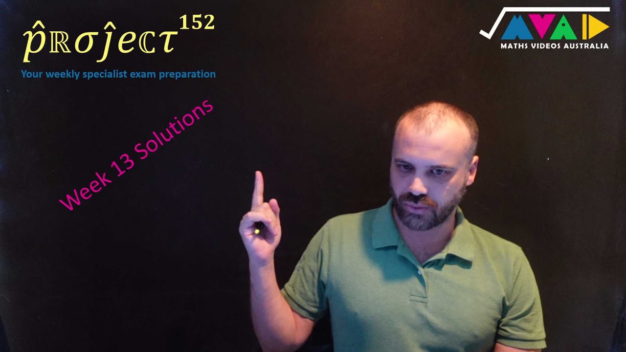 Project152 Week 13 Solutions Youtube