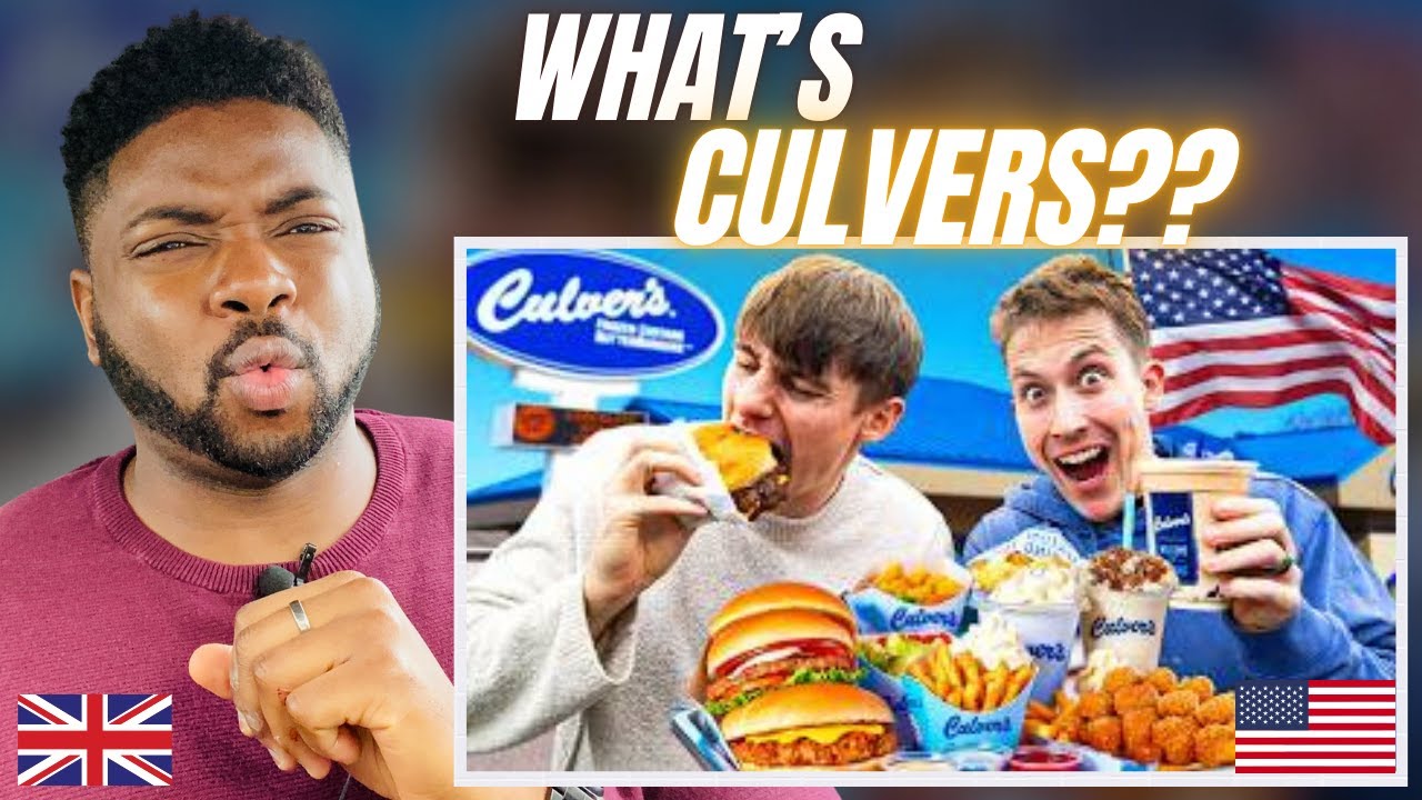 Two Brits Try Culvers For The First Time Brit Reacts Youtube