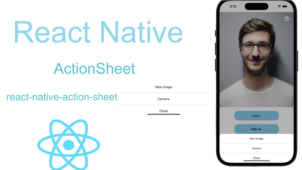 How To Create Actionsheet In React Native Youtube