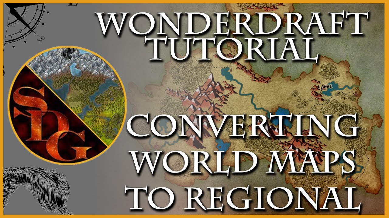 Wonderdraft Convert World Maps To Regional Maps Youtube