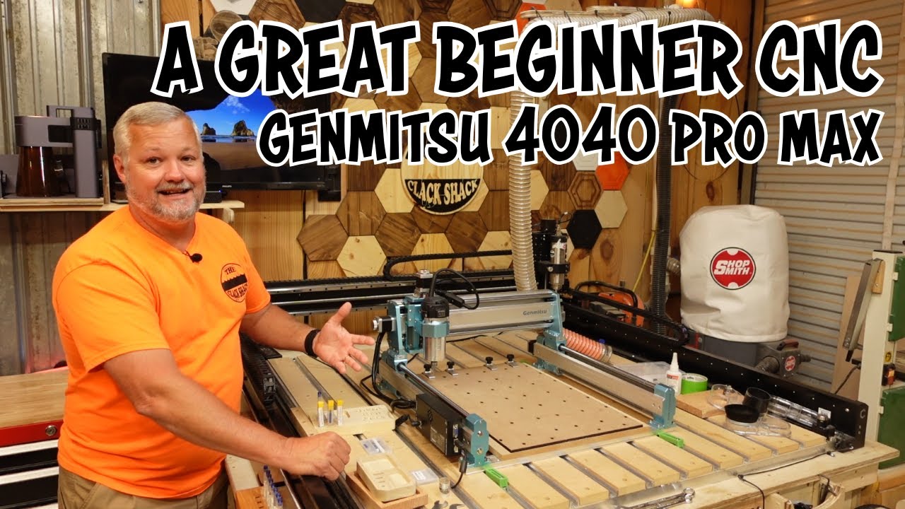 A Great Beginner Cnc Genmitsu 4040 Pro Max Youtube