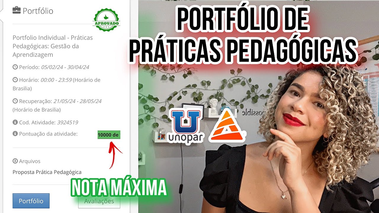 Gestão Da Aprendizagem Portfólio De Práticas Pedagógicas Unopar